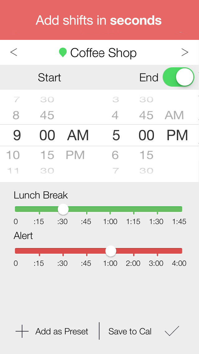 Employee Shift Schedule App
