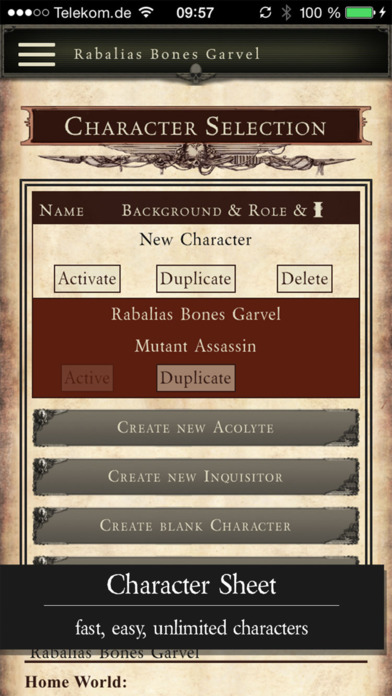 Dark Heresy: Digital Character Sheet 2nd Edition Tips, Cheats, Vidoes ...